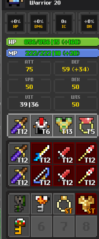 Buy Rotmg Account 5 ?haracters 8/8 + Legendary MH90 H86 El72 + Pet Yard ...