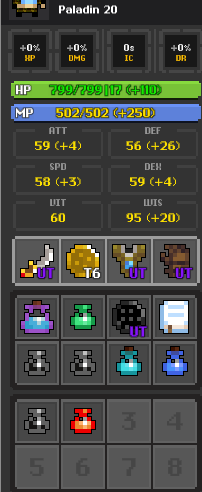 Buy Rotmg Account 5 ?haracters 8/8 + Legendary MH90 H86 El72 + Pet Yard ...