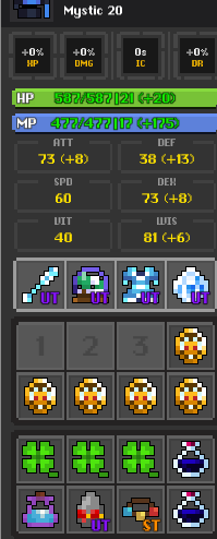 Buy Rotmg Account 5 ?haracters 8/8 + Legendary MH90 H86 El72 + Pet Yard ...