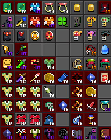 Buy Rotmg Account 5 ?haracters 8/8 + Legendary MH90 H86 El72 + Pet Yard ...