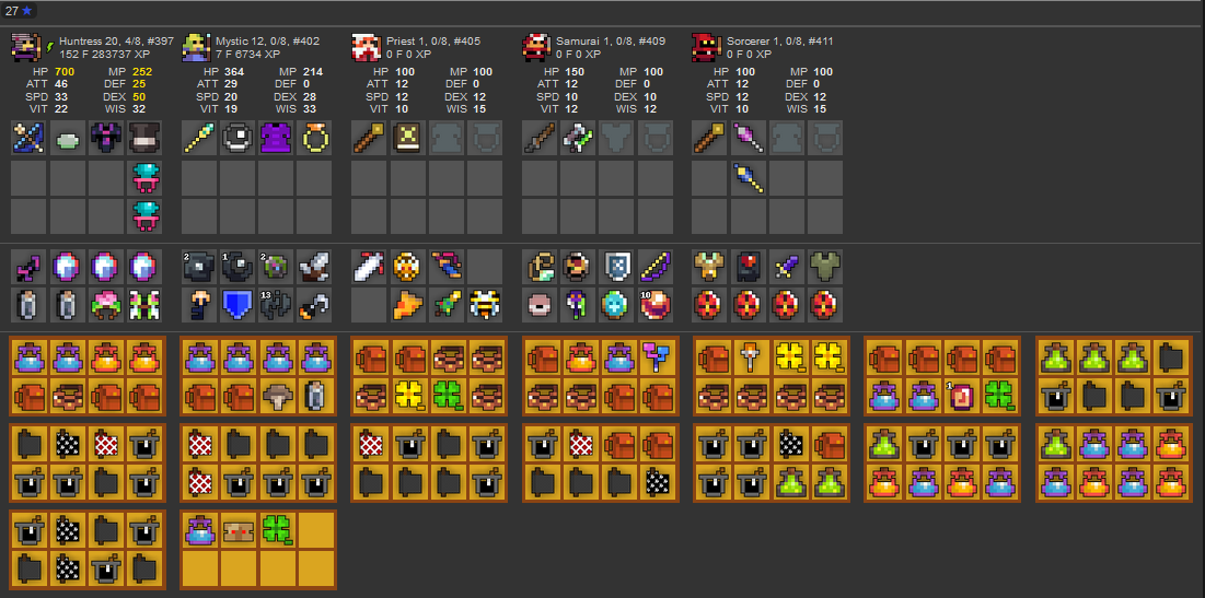 Buy Rotmg Account Huntress 4/8?+ Legendary Pet + 7 Rare pets - RpgRip